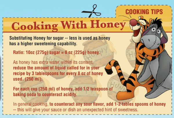 Winnie the Pooh Cooking with Honey Tips - Mama Likes To Cook