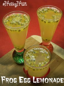 Frog Egg Lemonade for Halloween - Mama Likes To Cook