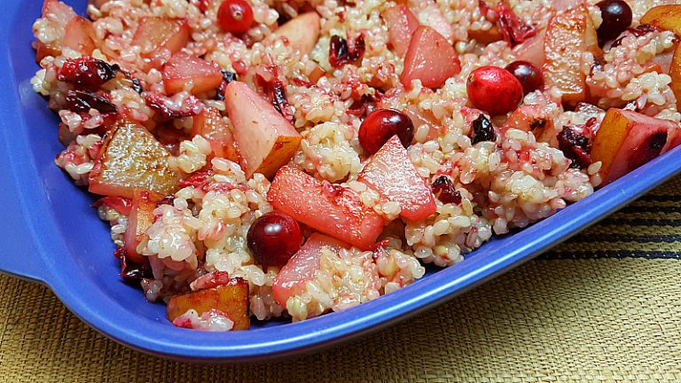 Cranberry Pear Fried Rice Recipe - Mama Likes To Cook
