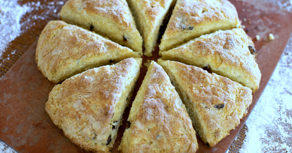 Cast Iron Fig Scones Recipe - Mama Likes To Cook