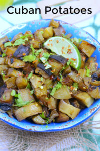 Easy Vegetarian Cuban Potatoes Recipe - Mama Likes To Cook