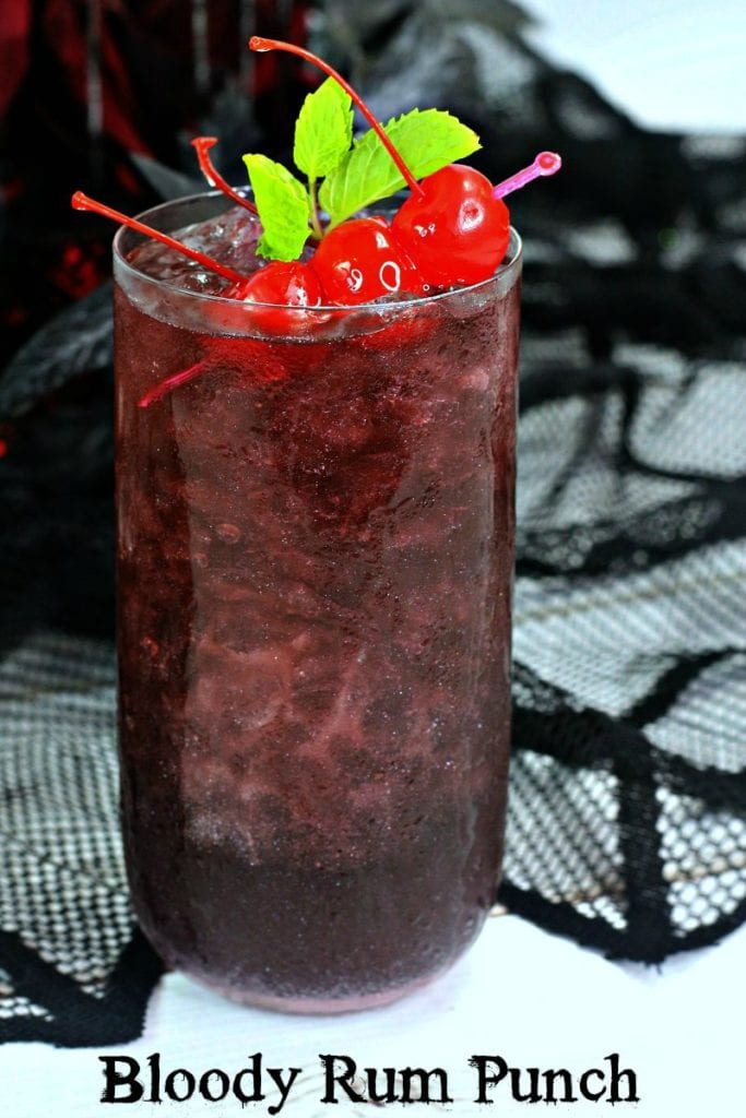 Halloween Bloody Rum Punch Recipe - Mama Likes To Cook