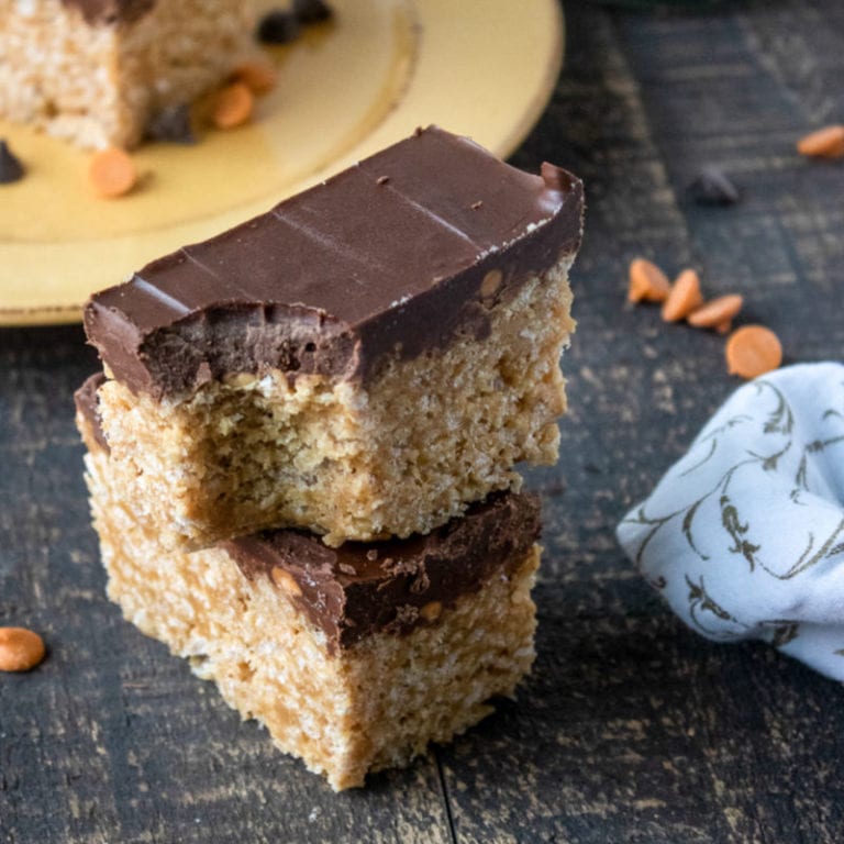 Retro Rice Krispies Scotcheroos Recipe - Mama Likes To Cook