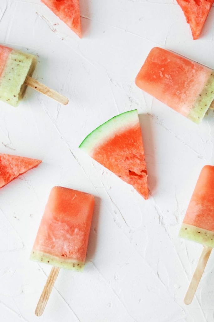 Layered Watermelon Popsicles Recipe 🍉 - Mama Likes To Cook