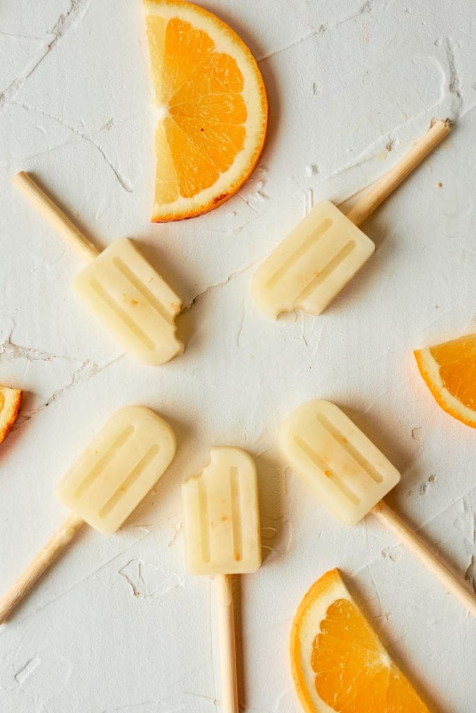 Orange Creamsicles Popsicles Recipe - Mama Likes To Cook