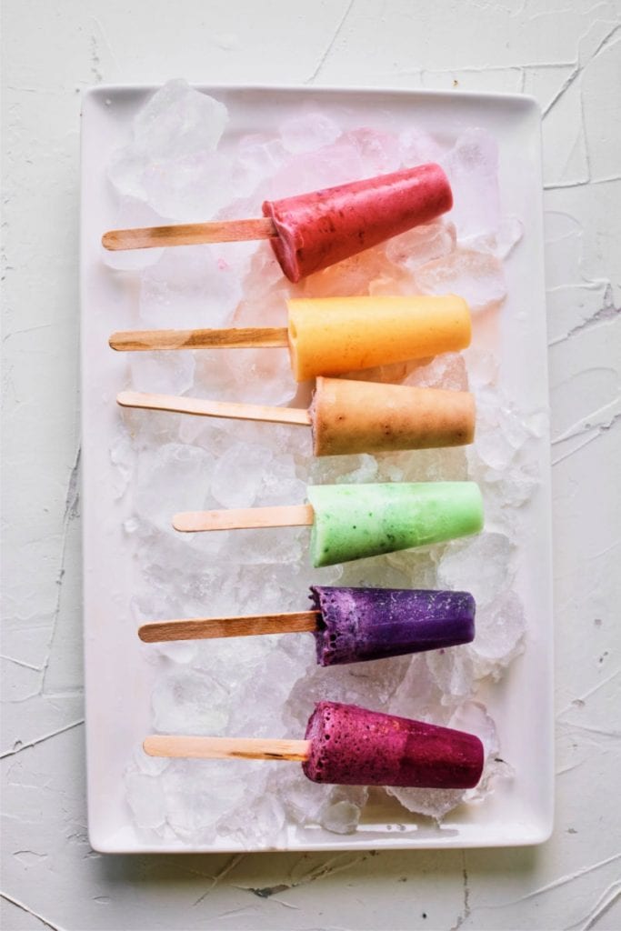 6 Colors of the Rainbow Popsicles Recipe - Mama Likes To Cook