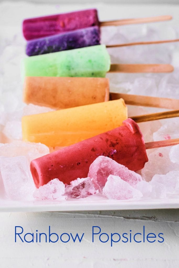 6 Colors of the Rainbow Popsicles Recipe - Mama Likes To Cook