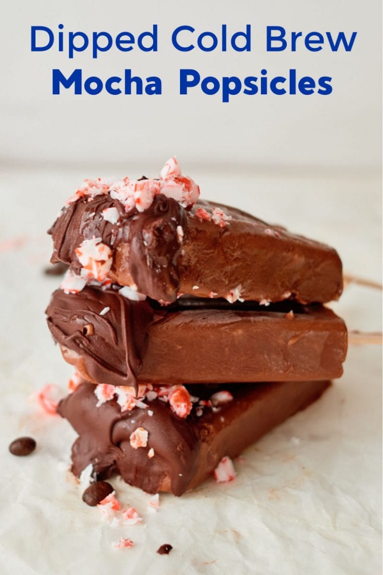 Cold Brew Chocolate Mint Popsicles Recipe - Mama Likes To Cook