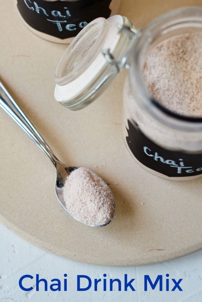Chai Drink Mix Recipe Mason Jar Food Gift ☕🎁 - Mama Likes To Cook