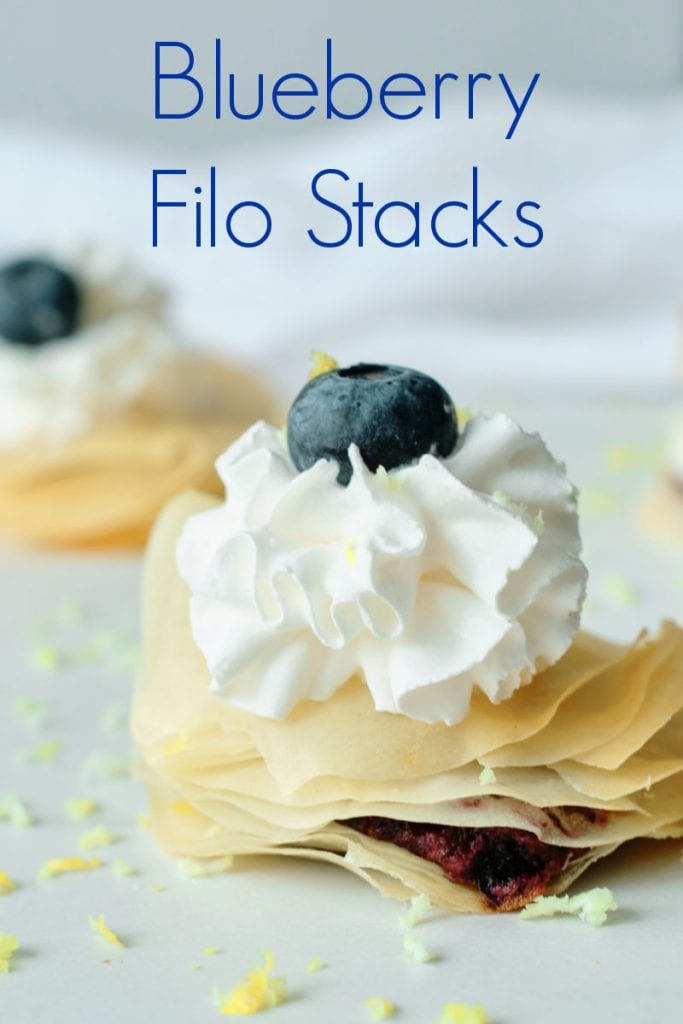 Blueberry Filo Stacks Recipe - Mama Likes To Cook