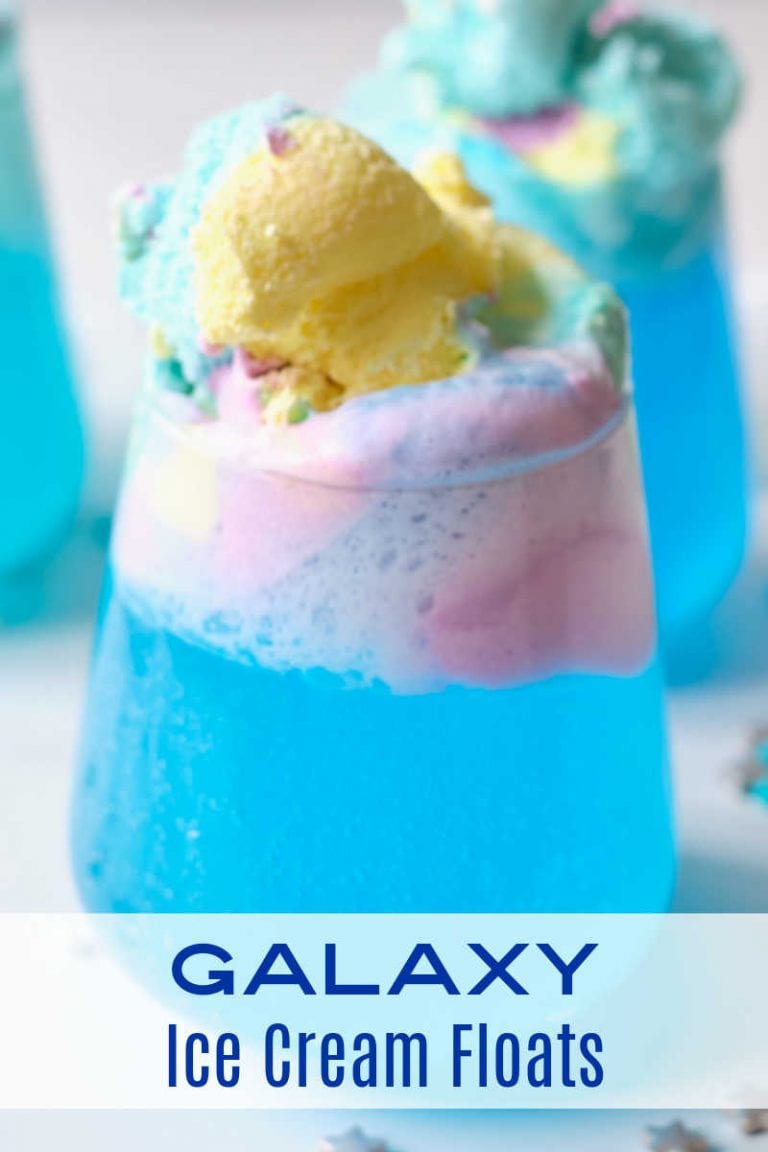 Blue Ice Cream Float Recipe - Mama Likes To Cook