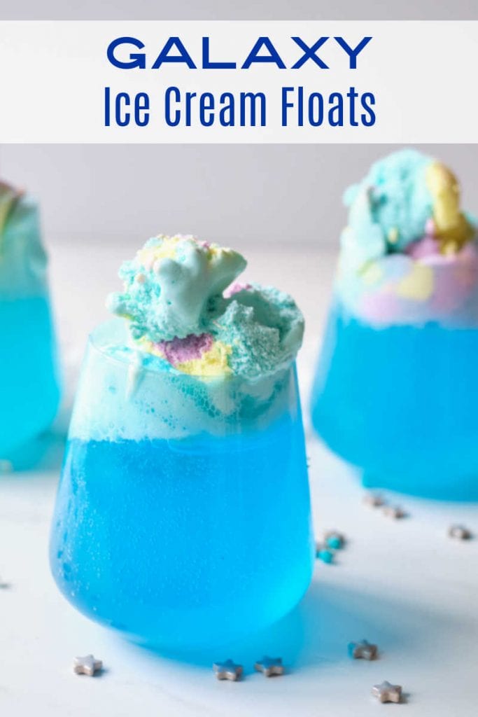 Blue Ice Cream Float Recipe - Mama Likes To Cook