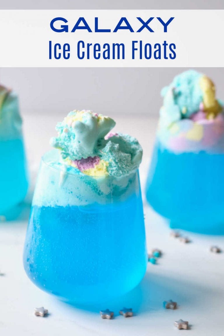 🌌🍦 Blue Ice Cream Float Recipe: A Galaxy Party Treat - Mama Likes To Cook