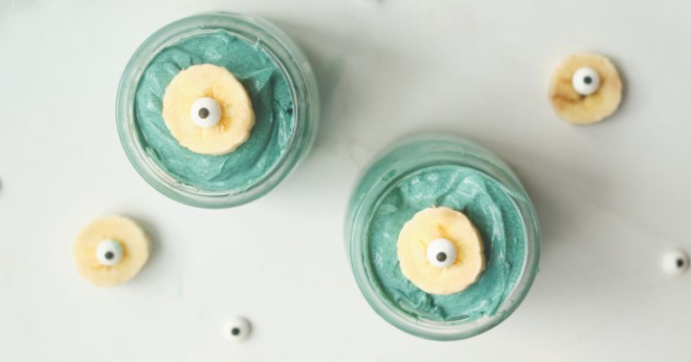 Halloween Monster Eyeball Yogurt Recipe - Mama Likes To Cook