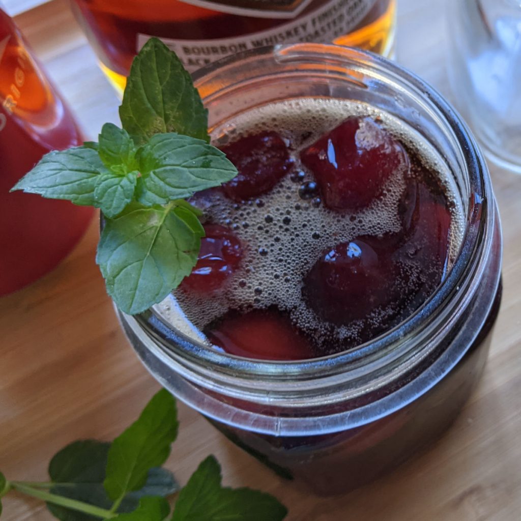 Whiskey Cocktail: Cherry Bourbon and Coke - Mama Likes To Cook