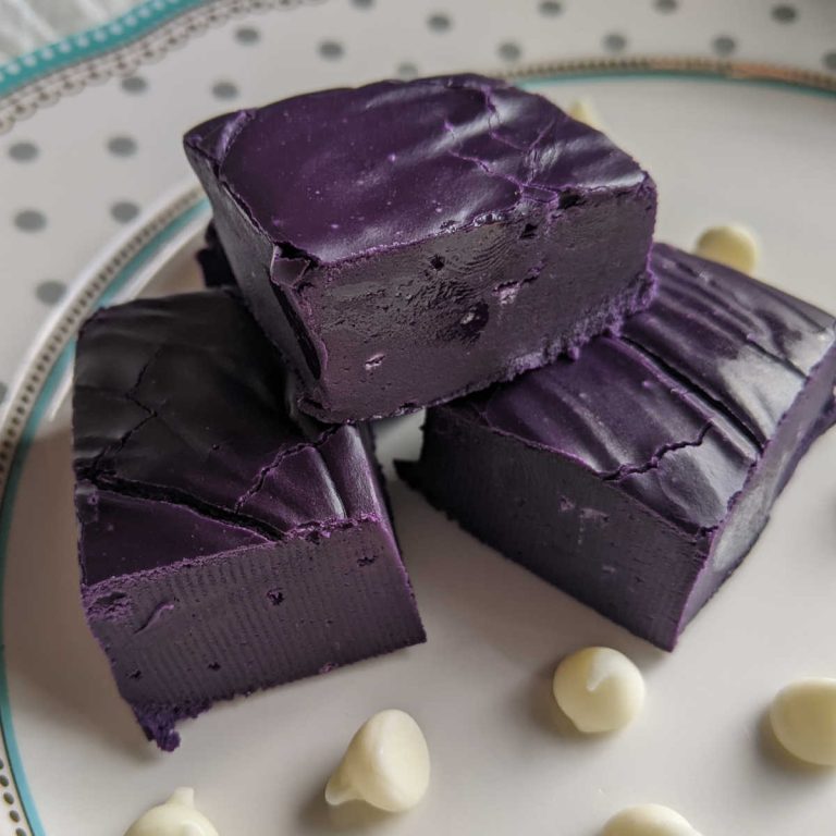 💜🍠 Easy 2 Ingredient Purple Ube Fudge Recipe - Mama Likes To Cook