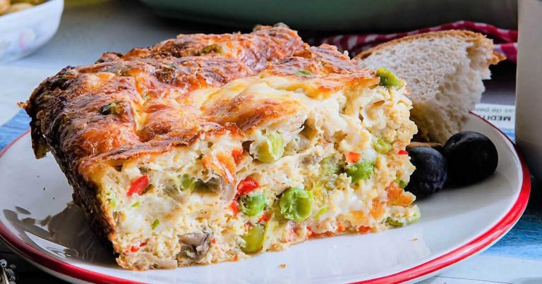 Goat Cheese Breakfast Casserole Recipe - Mama Likes To Cook