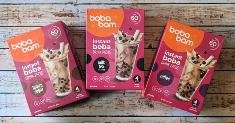 Easy Coffee Milk Tea with Boba Bam - Mama Likes To Cook