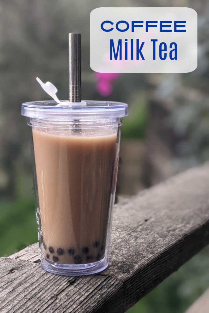 Easy Coffee Milk Tea with Boba Bam - Mama Likes To Cook