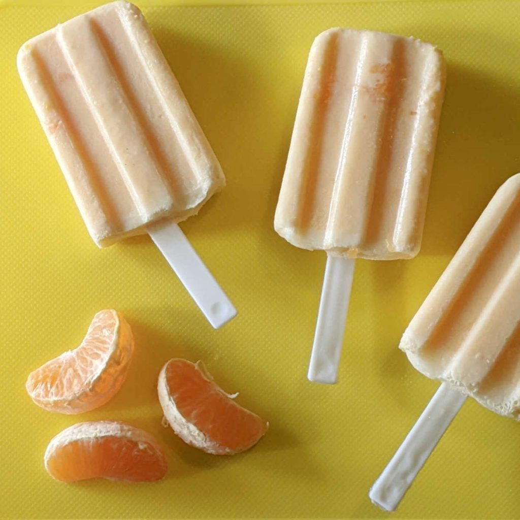 Tangerine Yogurt Popsicles Recipe - Mama Likes To Cook