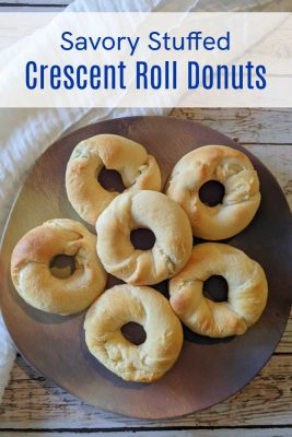 Savory Stuffed Crescent Roll Donuts Recipe - Mama Likes To Cook