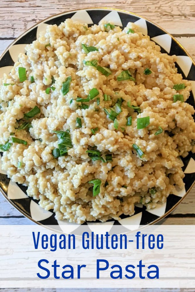 Vegan Gluten-free Buttery Star Pasta - Mama Likes To Cook