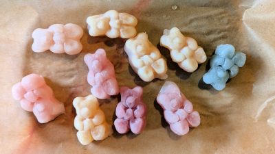 Frozen Sprite Gummy Bears Recipe - Mama Likes To Cook