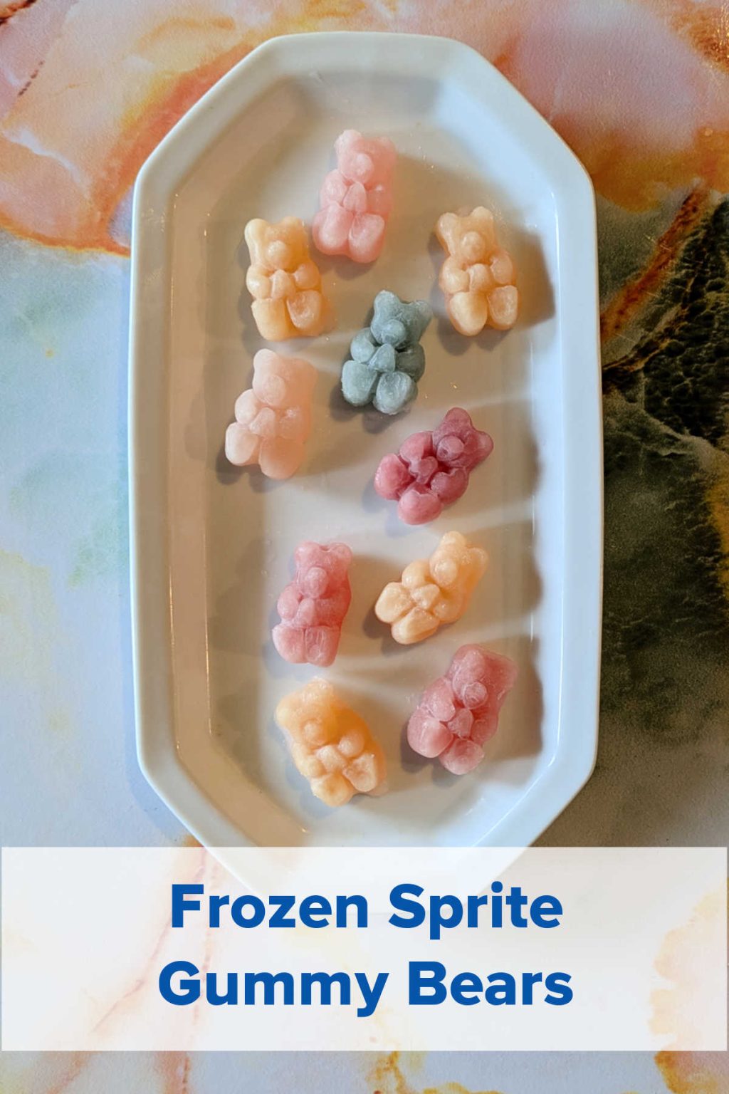 Frozen Sprite Gummy Bears Recipe - Mama Likes To Cook